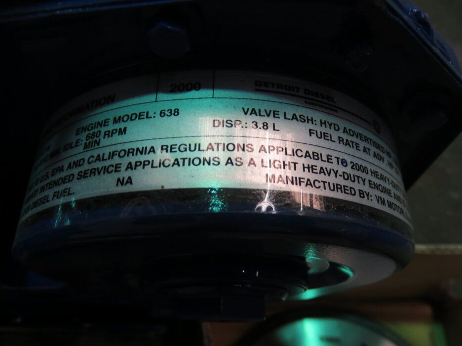 DETROIT DIESEL 638 - POOL TRADING