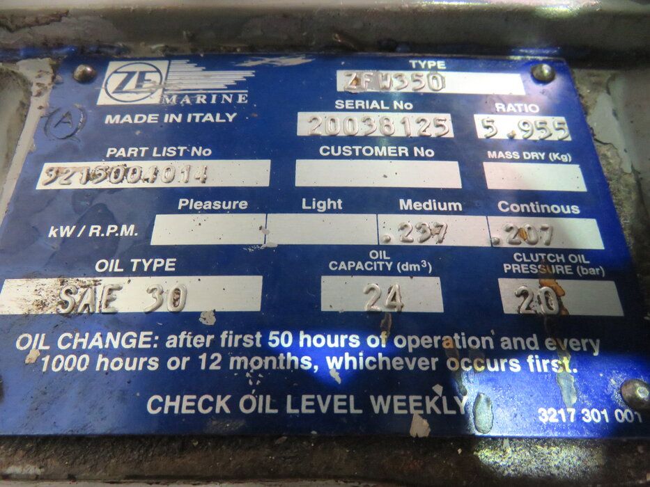 ZF ZFW 350 Used Gearbox - POOL TRADING