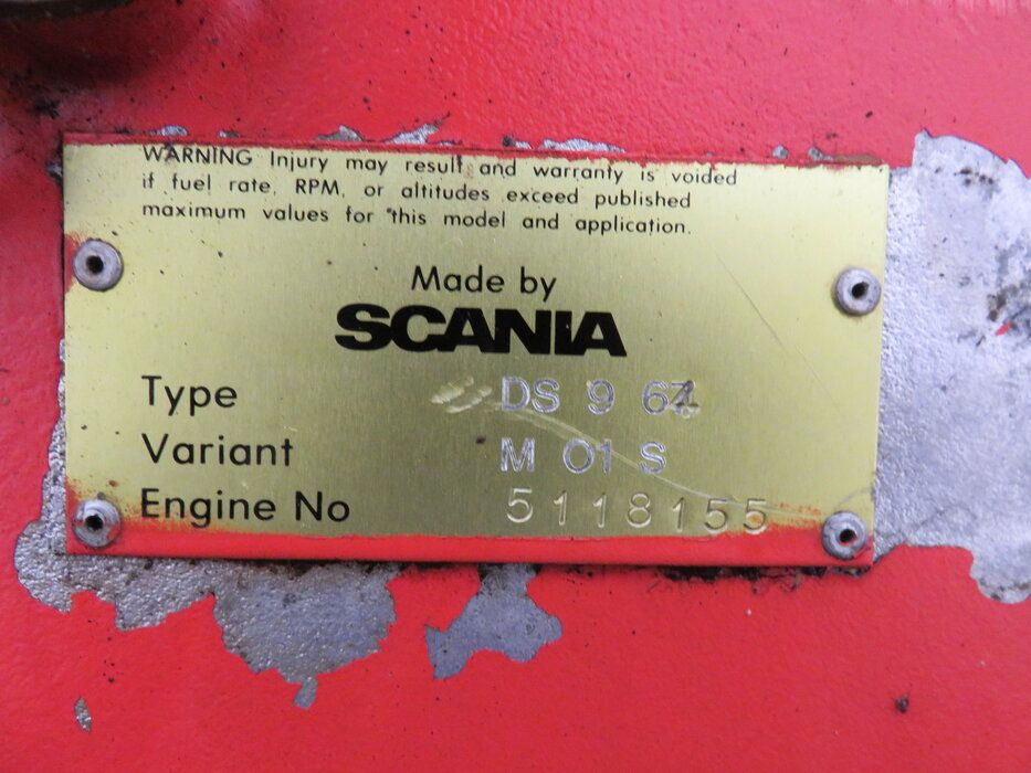 SCANIA DS9-64 M01S Diesel Engine - POOL TRADING