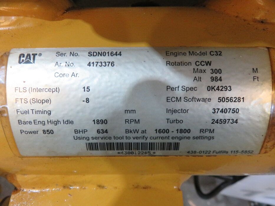 CATERPILLAR C32 Diesel Engine - POOL TRADING